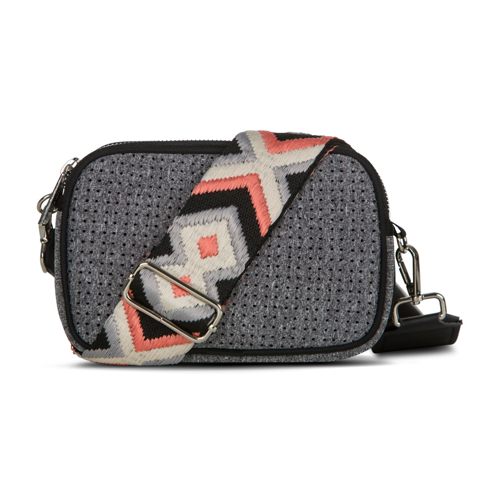 Neoprene Double Zip Cross Body for Sale - Sweaters Australia